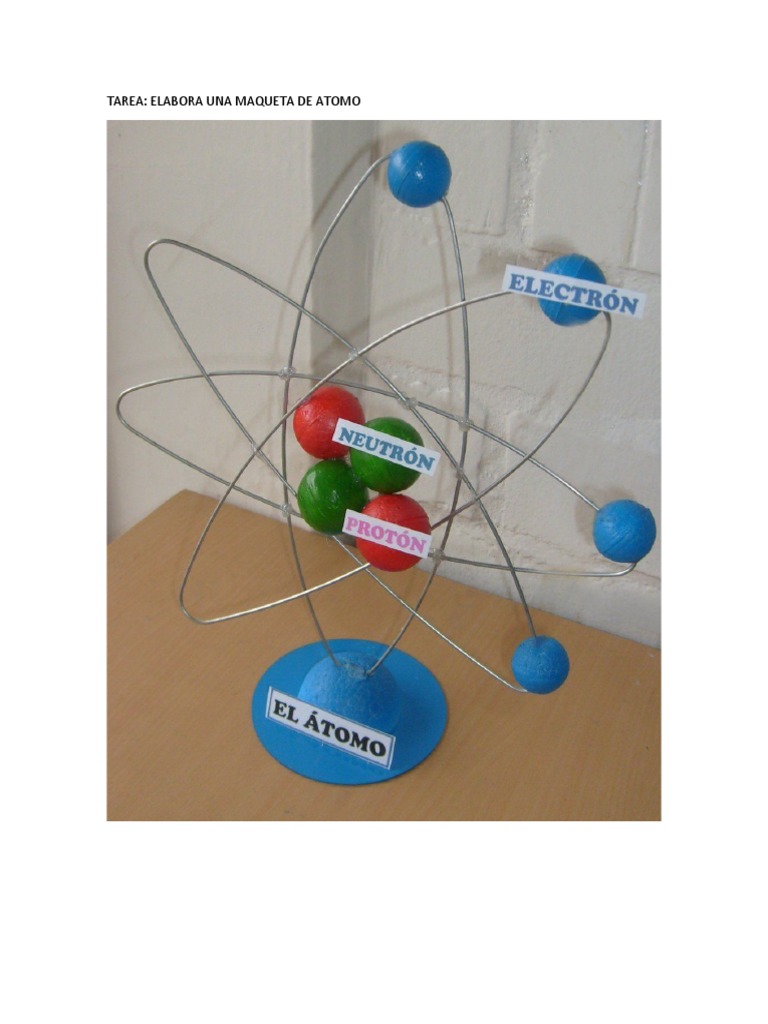 Maqueta de Atomo | PDF