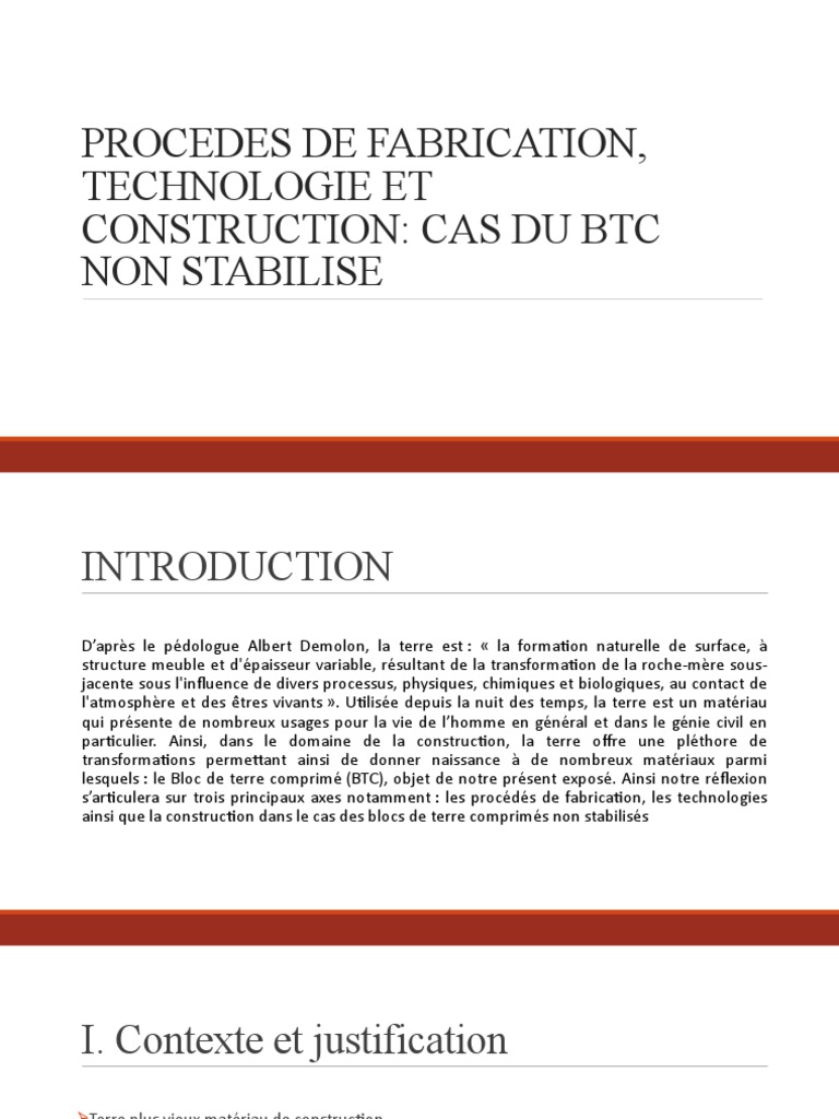 6.BTC Non Stabilisé | PDF | Mortier (matériau) | La nature