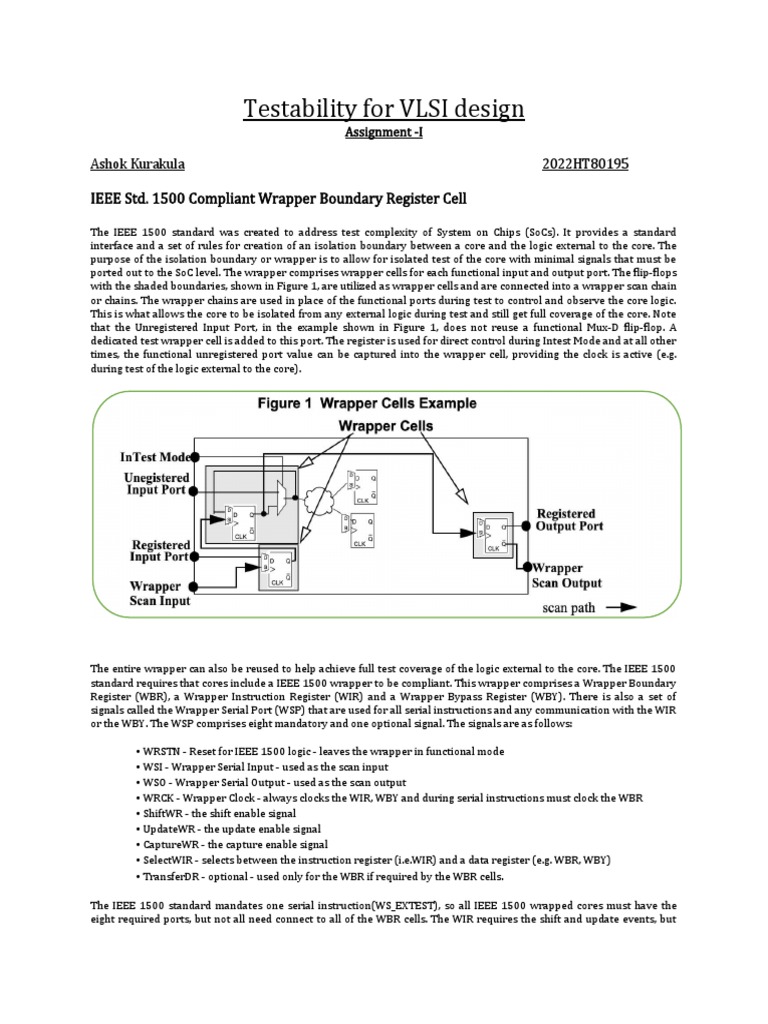 Assignment II - Testability For VLSI Design | PDF | Logic Gate | System ...