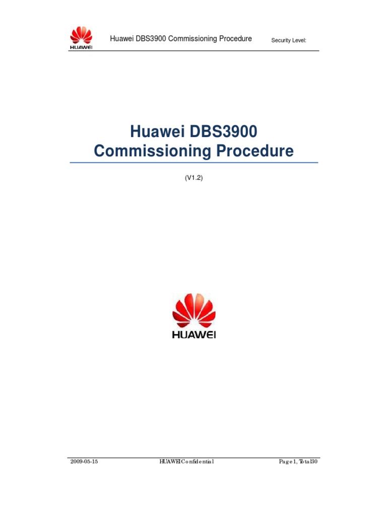 Huawei DBS3900 Commissioning Procedure H | PDF | Usb Flash Drive ...