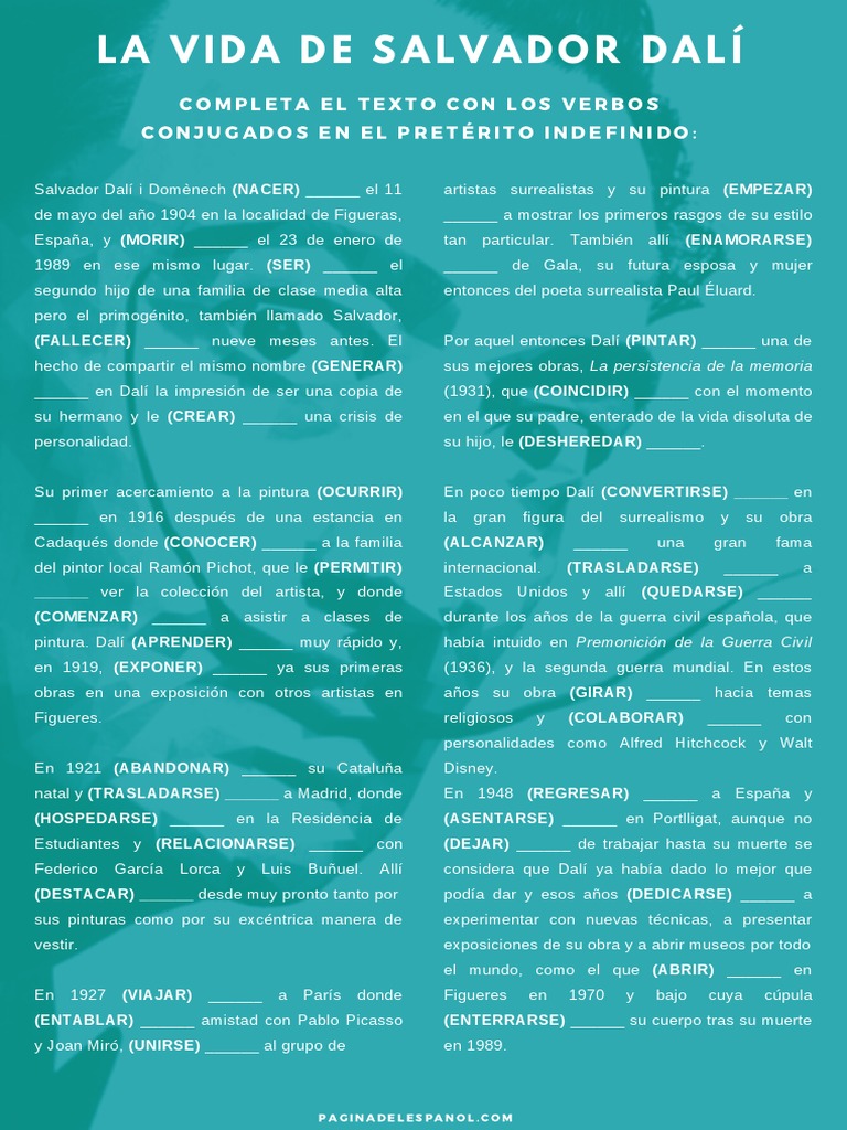 La Vida de Salvador Dali | PDF