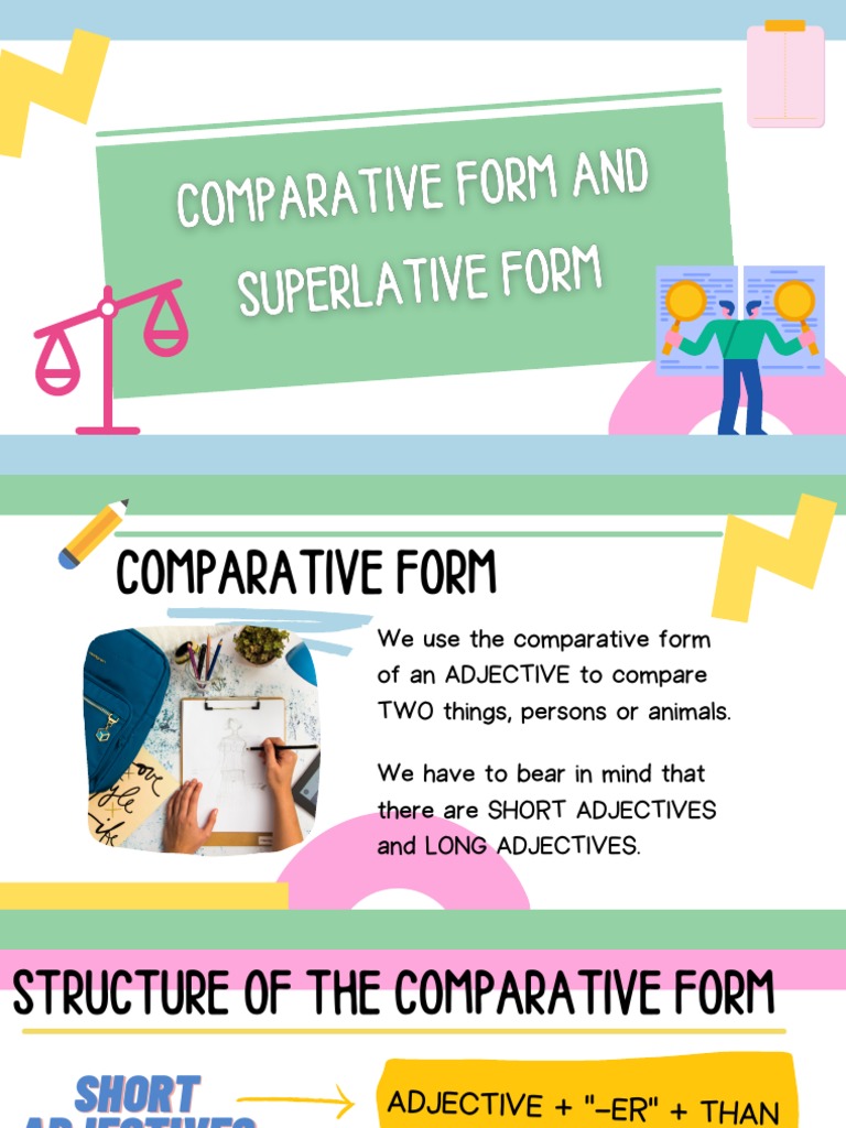 Comparative and Superlative Form - Teens | PDF | Language Arts ...