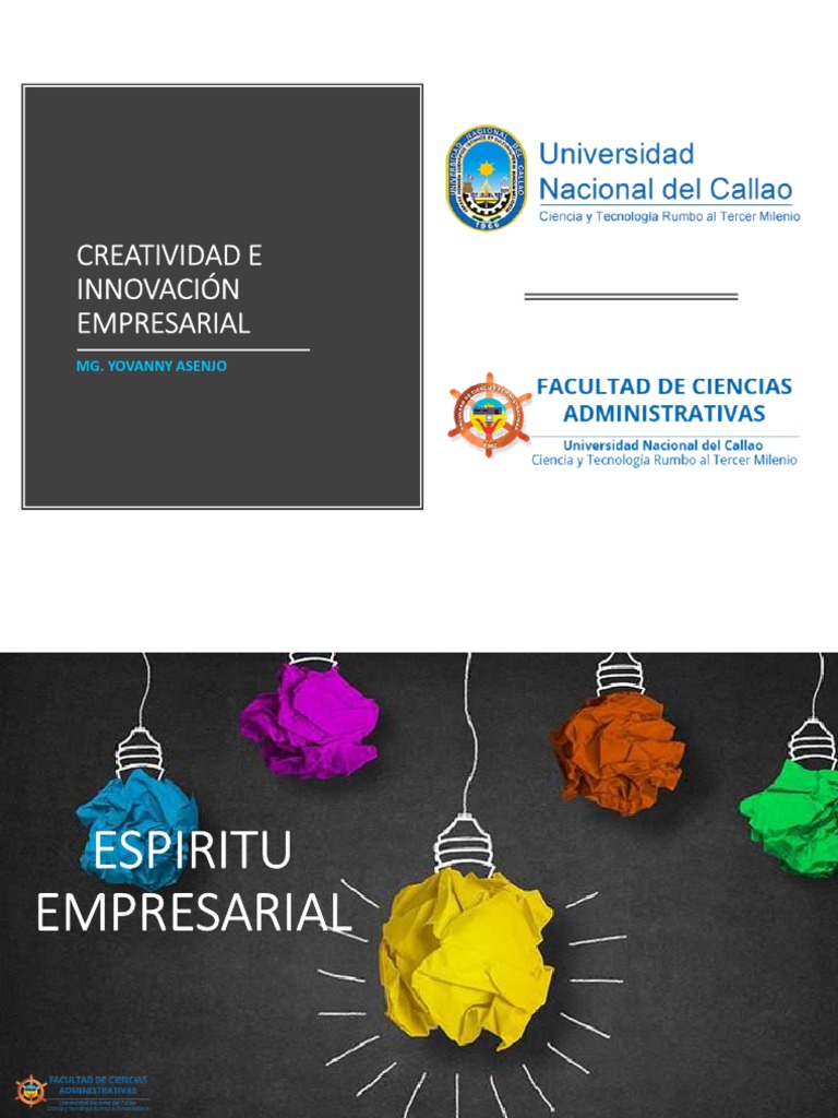 Semana 1 - Creatividad e innovación | PDF