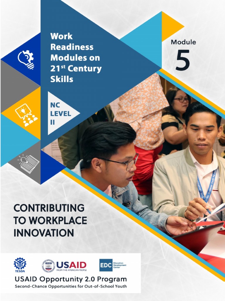 Module 5 NC II Contributing To Workplace Innovation FINAL | PDF | Brainstorming | Learning