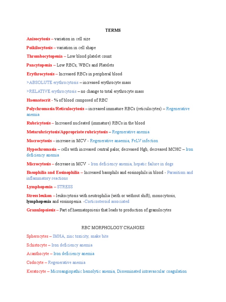 Clin Path Notes | PDF