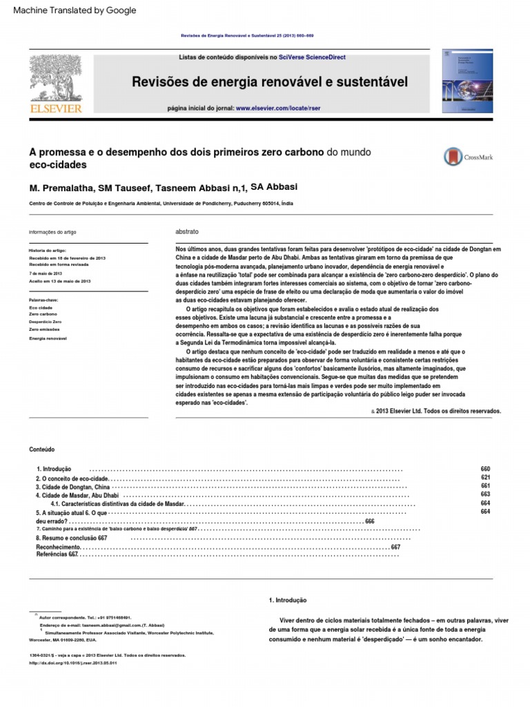 Artigo - PREMALATHA, S.M Et Al. 2013 - The Promise and The Performance ... Artigo - PREMALATHA, S.M Et Al. 2013 - The Promise and The Performance ...