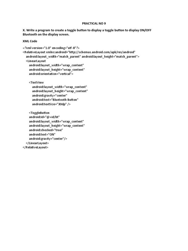 Practical No 9 Pdf Android Operating System Software Engineering 