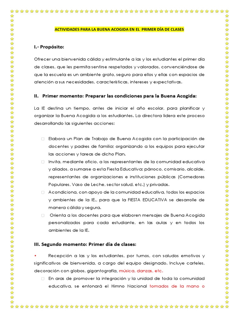 Actividades para El Biae 2023 | PDF | Aprendizaje