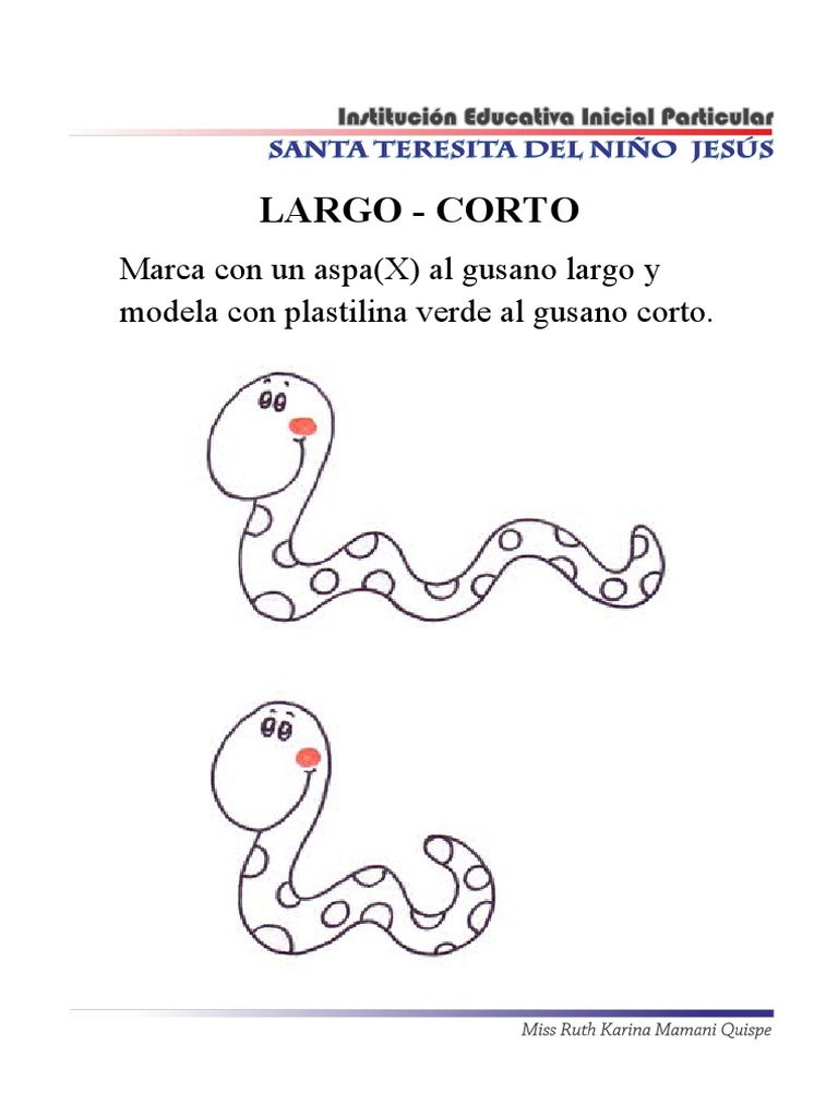 14-09 FICHAS Largo - Corto | PDF