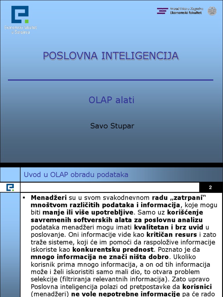 OLAP Alati | PDF