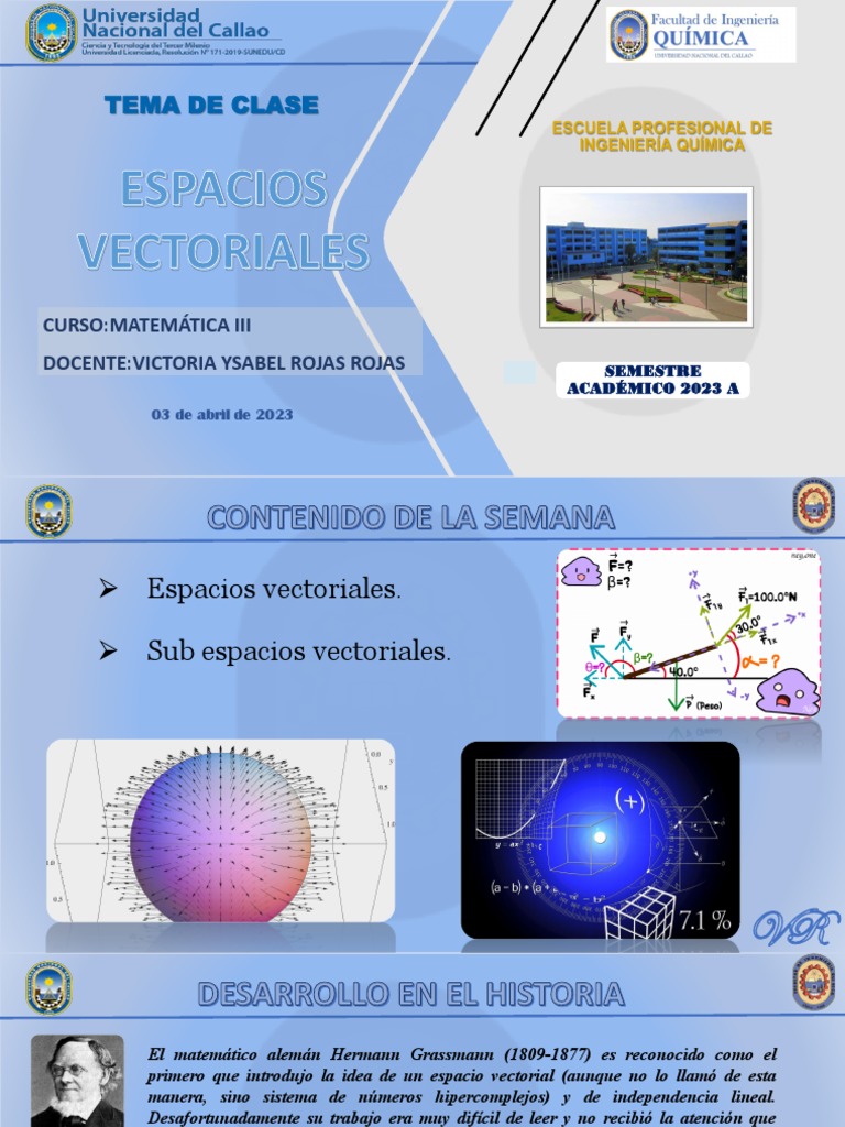 Espacios Vectoriales | PDF | Espacio vectorial | Subespacio lineal