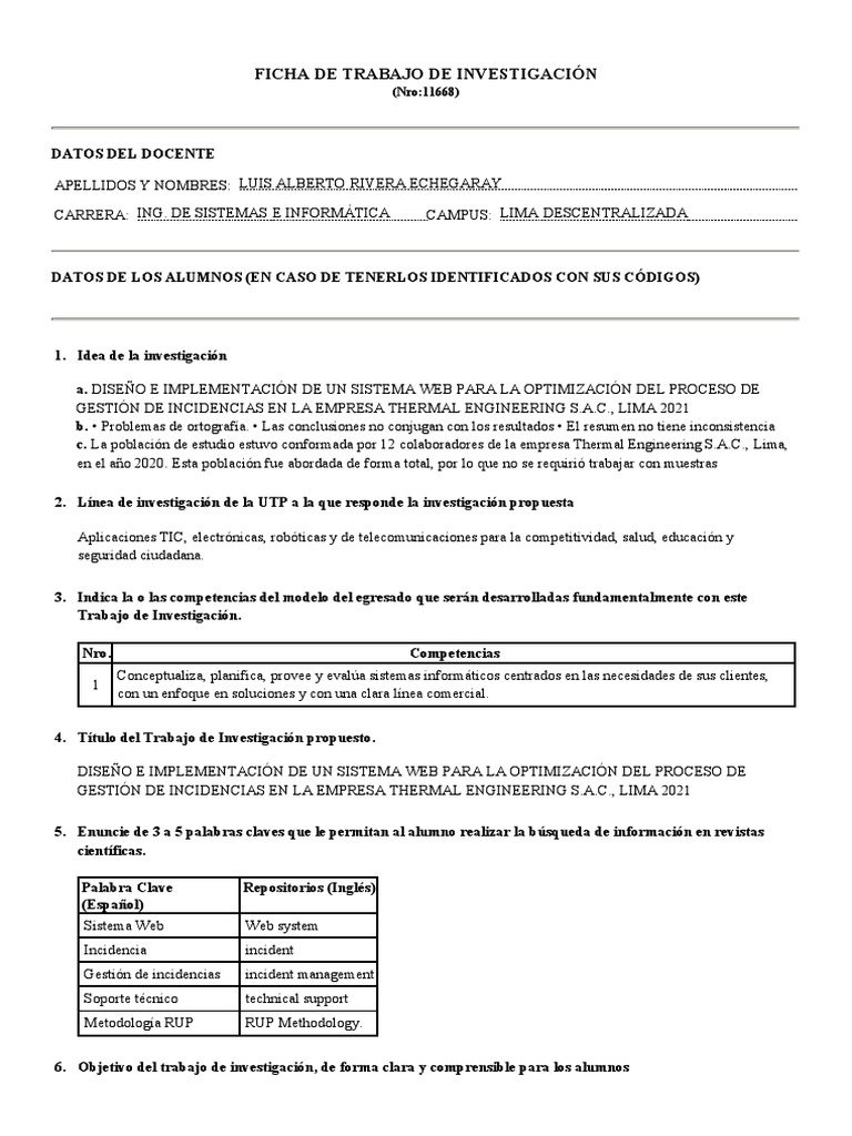 Modelo de Ficha | PDF