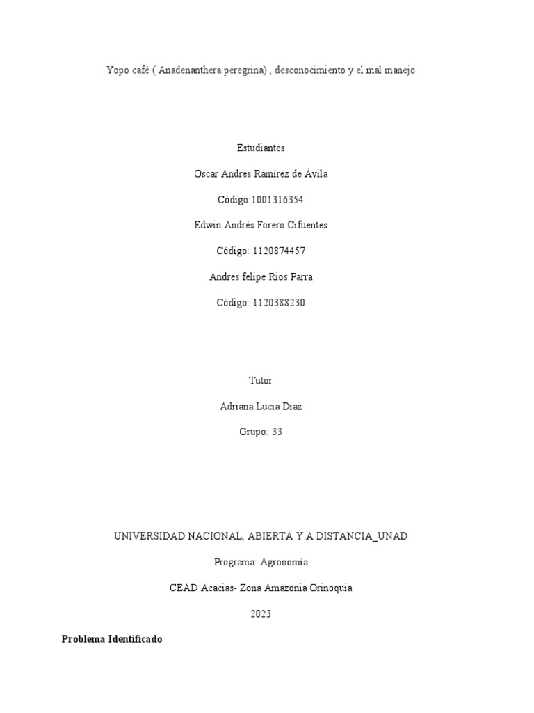 Arbol de Yopo 2 | PDF