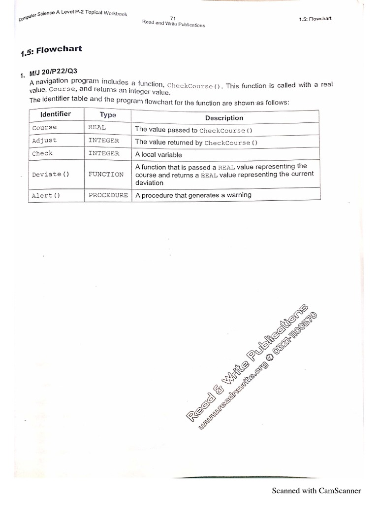 Flowchart Questions | PDF