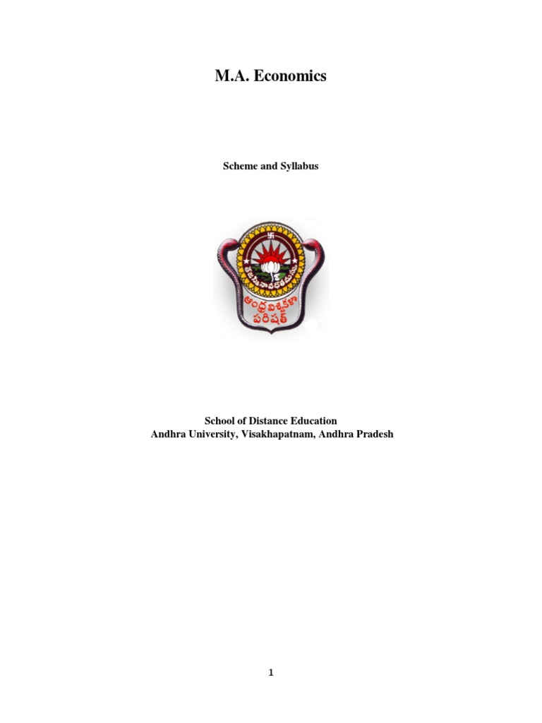 MA Economics | PDF | Economics | Statistics