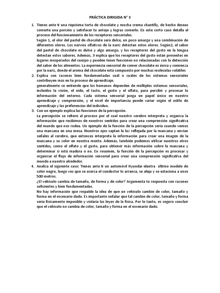 Práctica Dirigida #3 Hecha | PDF | Crecimiento personal y profesional | Estilo de vida