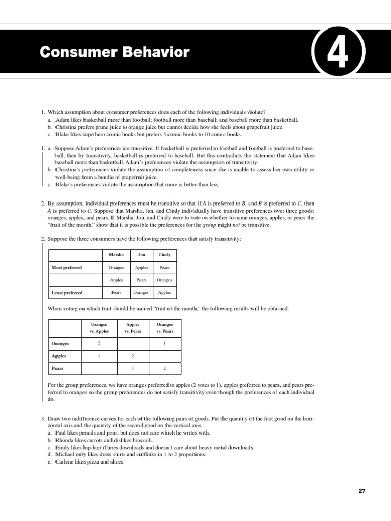 Goolsbee2e SM ch04 | PDF | Utility | Economies