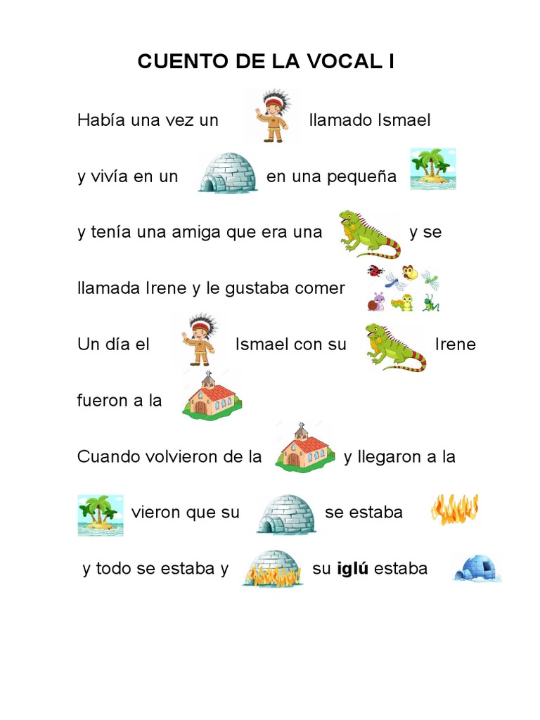 Cuento de La Vocal I | PDF