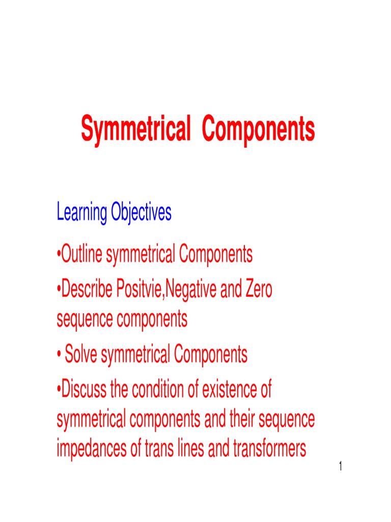 Symmetrical components [Compatibility Mode] | PDF | Physical Sciences ...