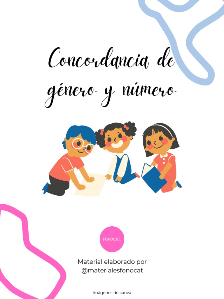 Concordancia de Género y Número | PDF | Artes del Lenguaje y Comunicación