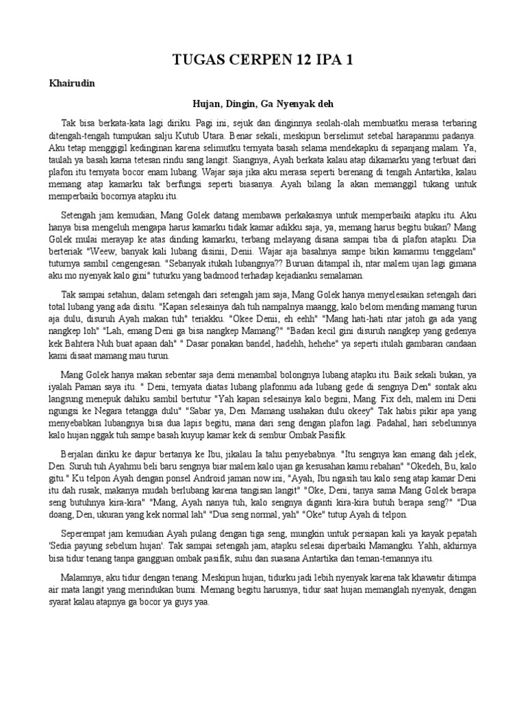 Cerpen Remaja & Persahabatan | PDF | Puisi