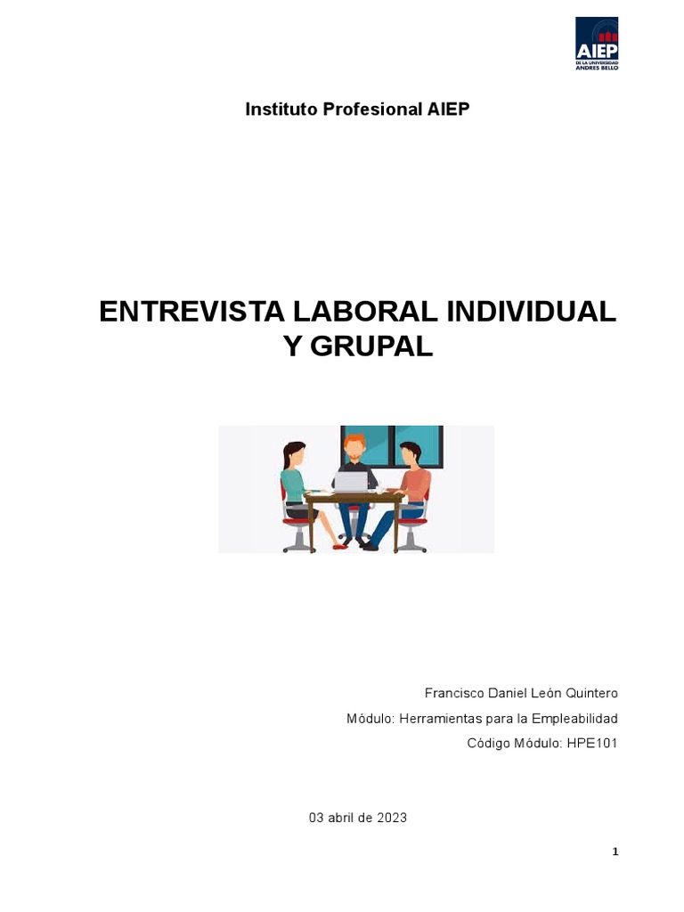 Entevistas individuales y grupales | PDF | Toma de decisiones | Ciencia ...