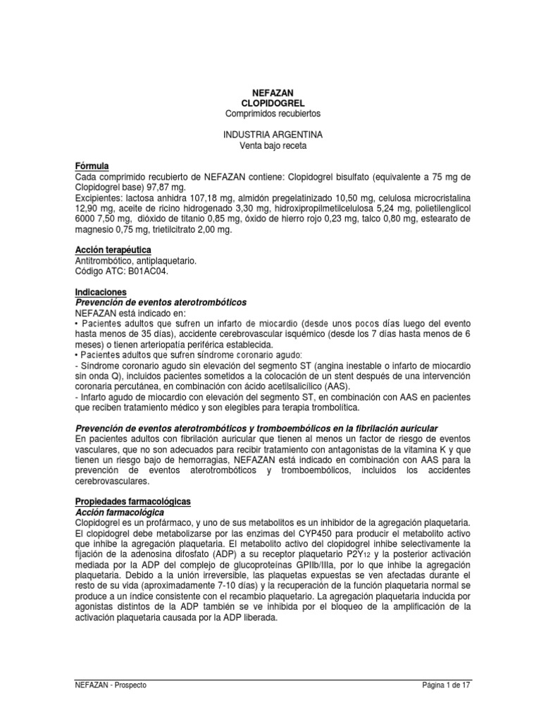 Nefazan-Prospecto | PDF | Droga anti-inflamatoria libre de esteroides ...