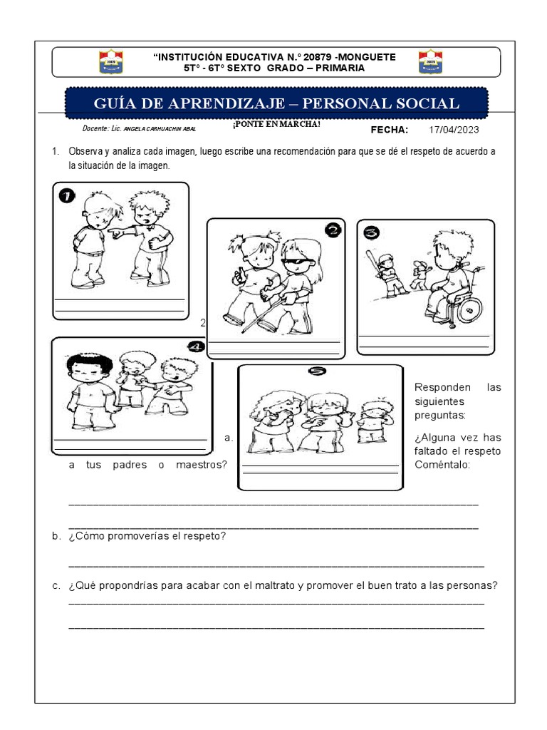 FICHA DEl Respeto | PDF