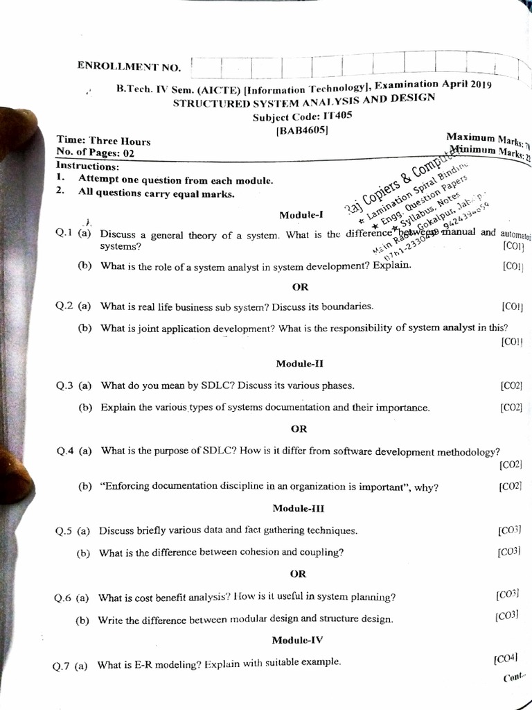 SSAD | PDF | Software Development Process | System
