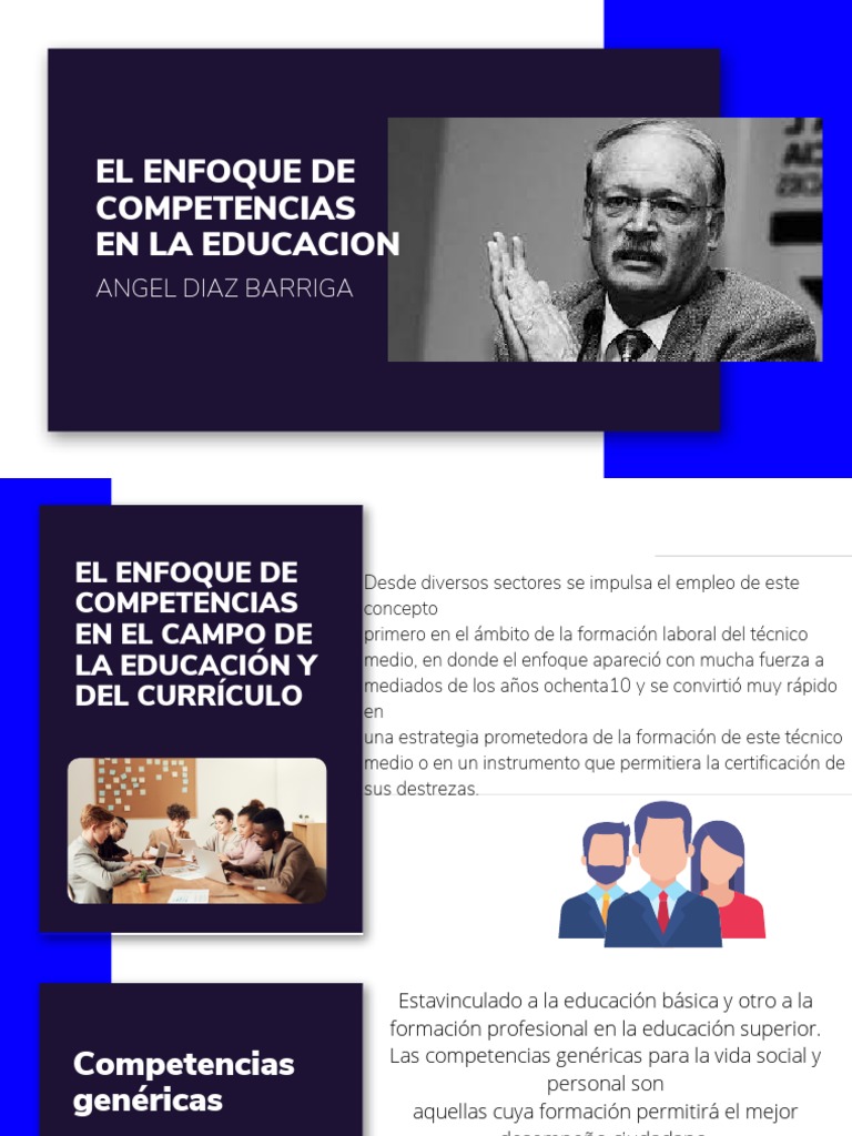 El Enfoque de Competencias en La Educacion: Angel Diaz Barriga | PDF | Plan de estudios