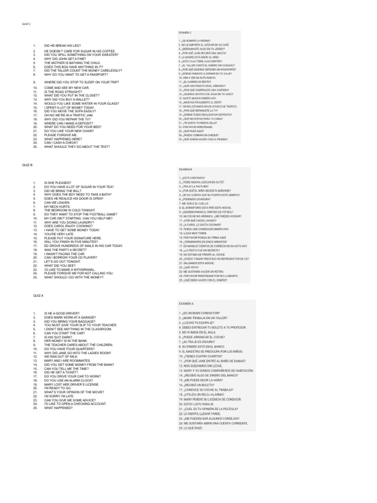 Quiz C Pdf 