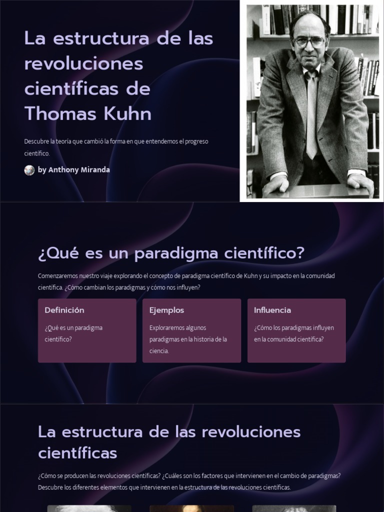 La Estructura de Las Revoluciones Cientificas de Thomas Kuhn | PDF | Paradigma | Teoría