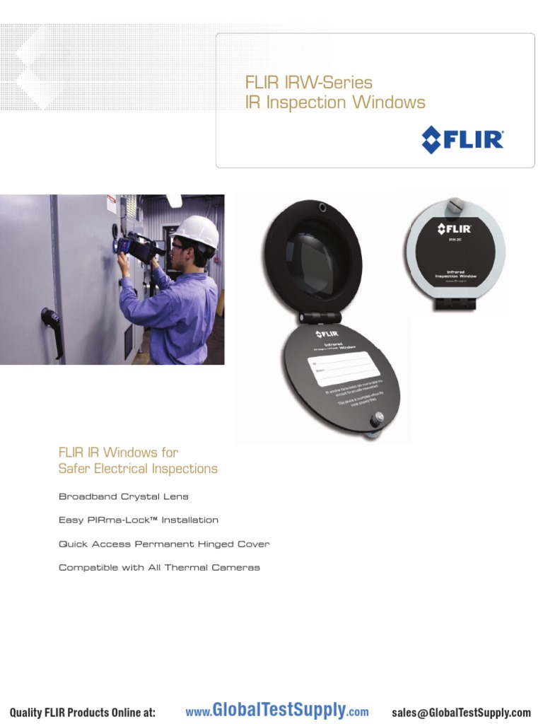 Flir Irw-Series Ir Inspection Windows: Globaltestsupply | PDF | Camera ...