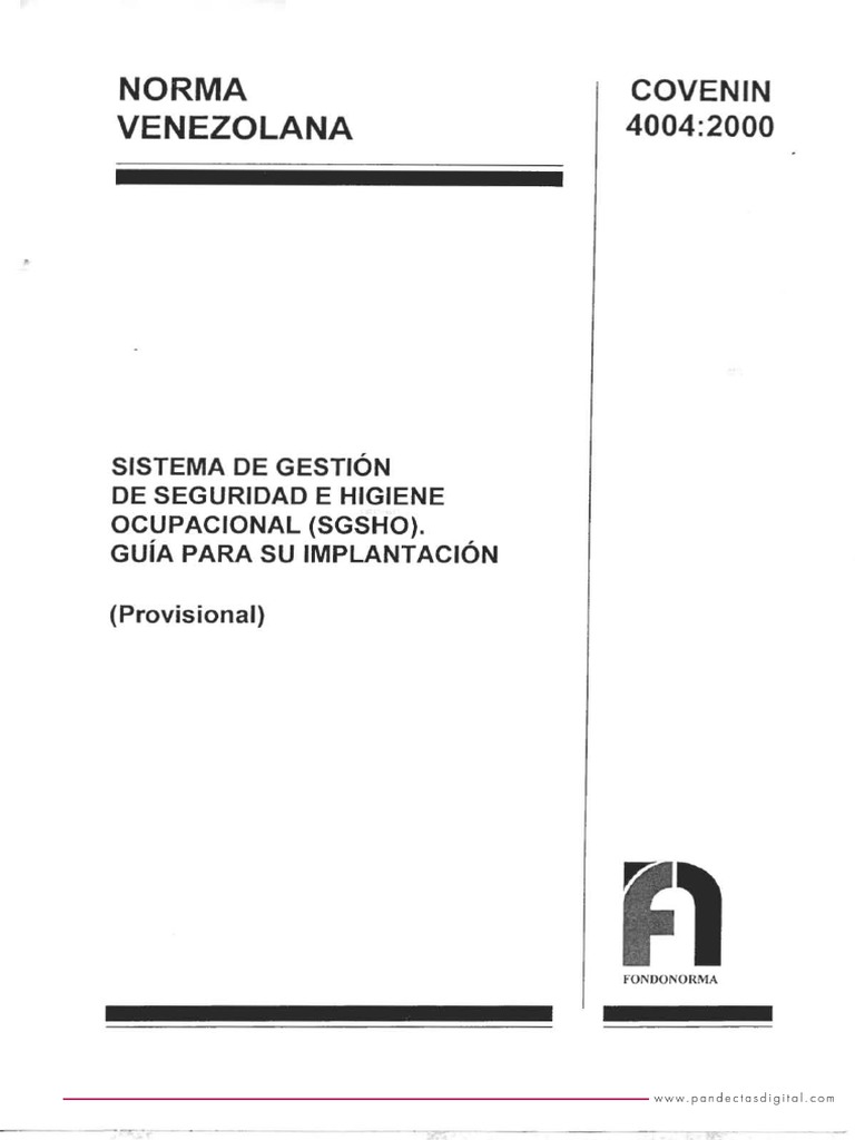 Norma Venezolana: Covenin | PDF | Planificación | Valores
