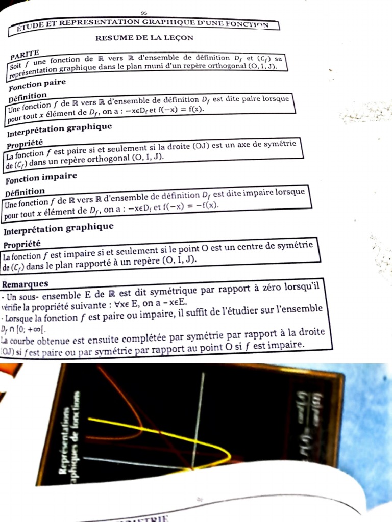 Etude Et Représentation Graphique D'une Fonction MATH | PDF | Courbe ...