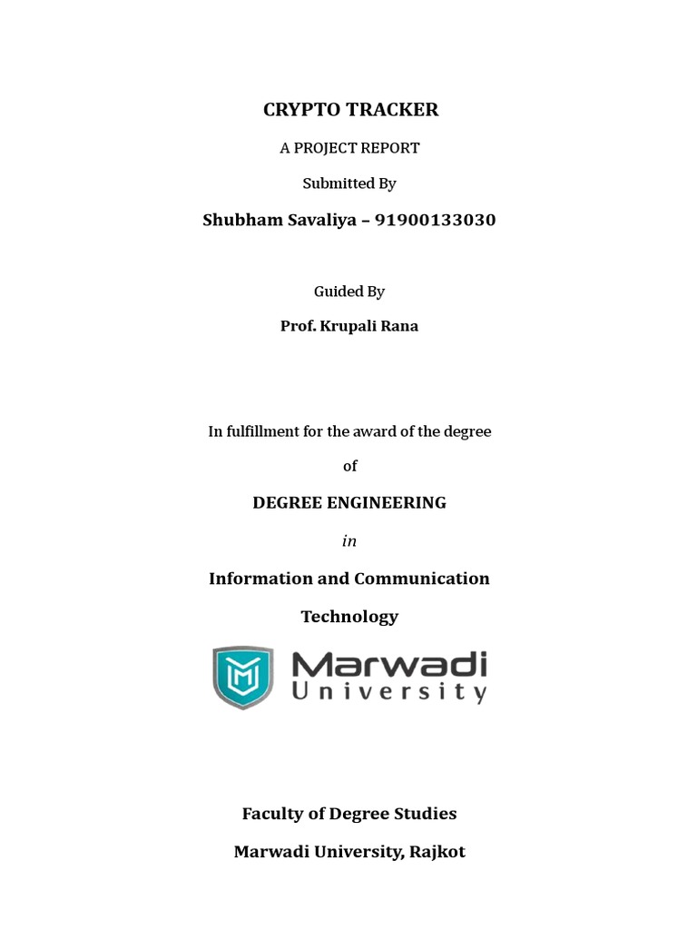 SE Project Report | PDF | Cryptocurrency | Software