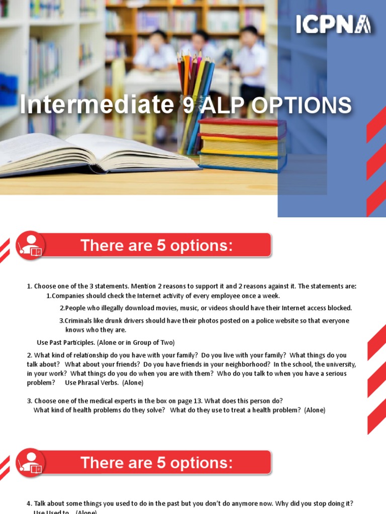 Intermediate 9 - ALP Options-1 | PDF