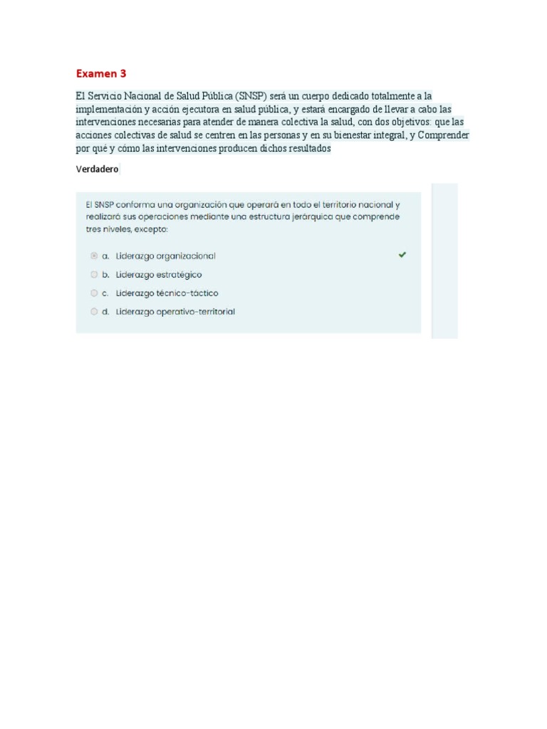 Examen 2 Bienestar | PDF