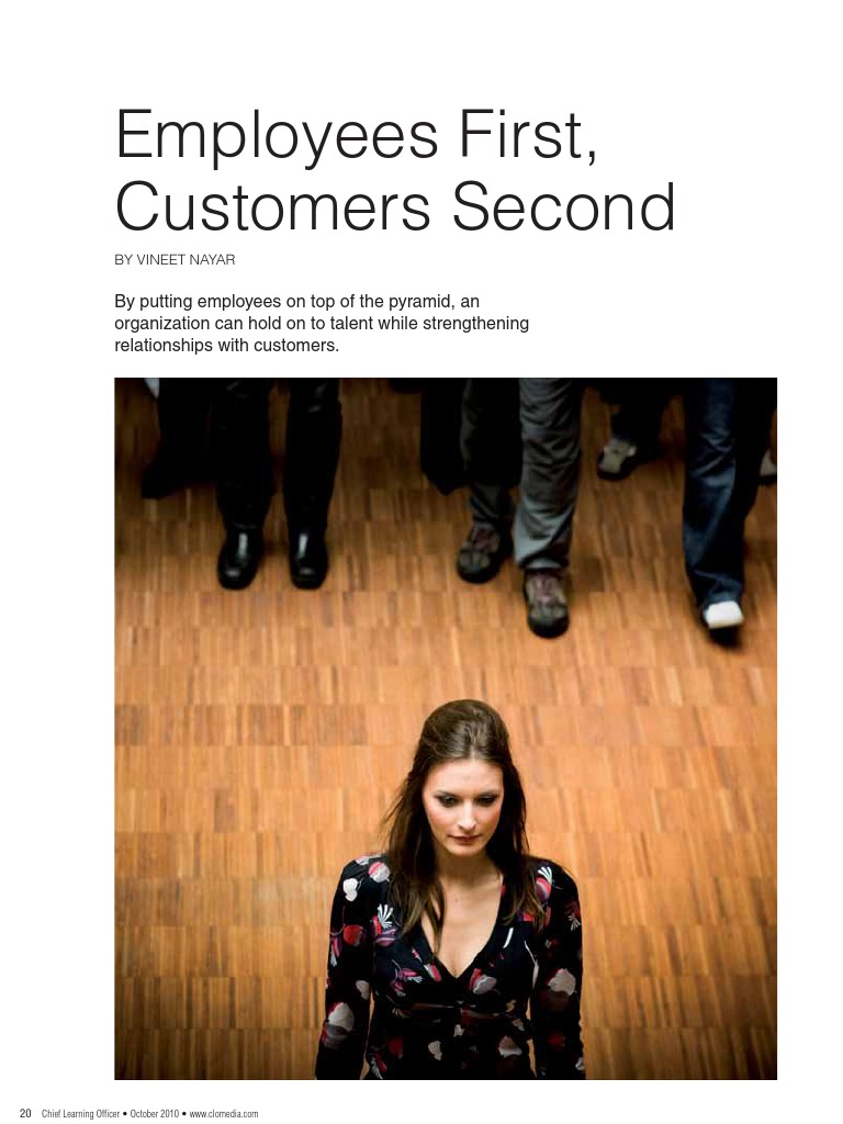 Employees First, Customers Second | PDF | Strategic Management | Employment