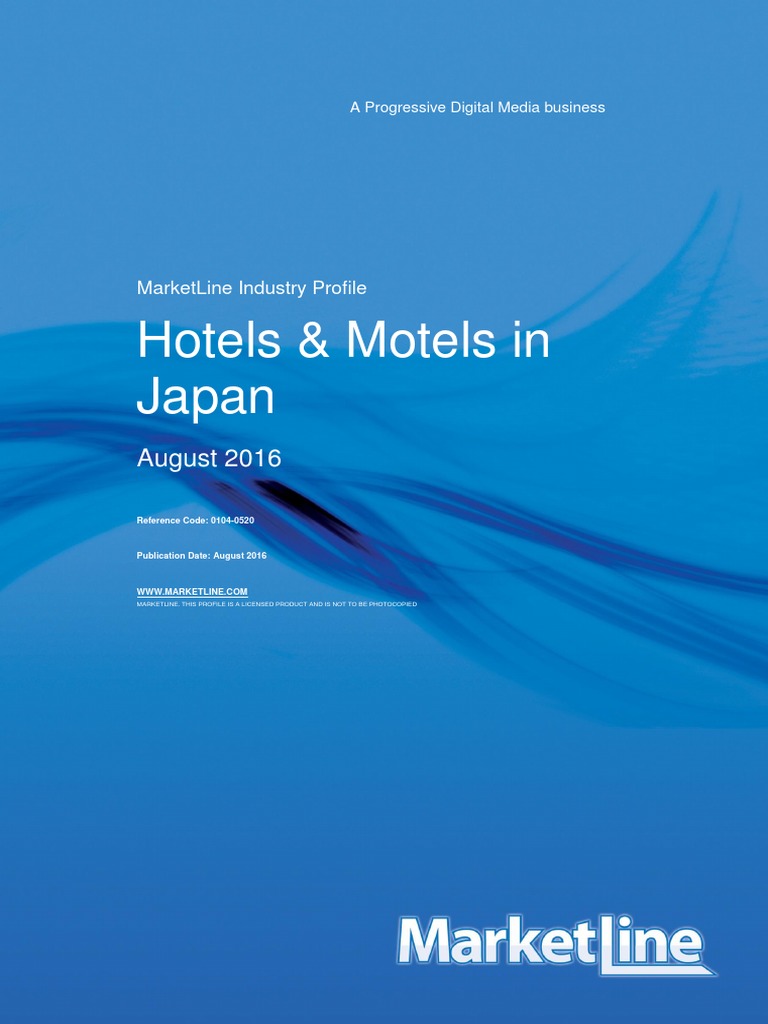 Industry Profile. Hotels and Motels in Japan | PDF | Brand | Hotel