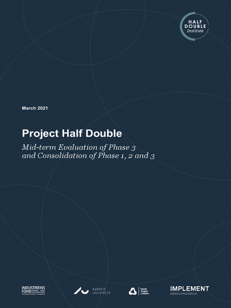 Evalutaion of Half Double Projects - Midway Report - 2021 | PDF ...