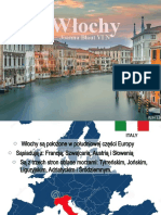 Włochy Prezentacja Geografia Ze Zdjeciami | PDF