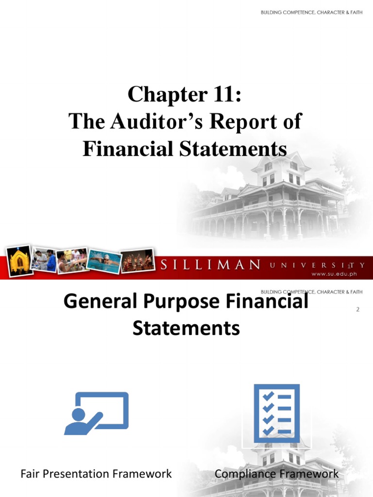 Ch11 - The Auditors Report On FS | PDF | Financial Audit | Auditor's Report