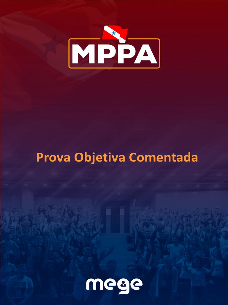 MPPA (Prova Objetiva Comentada) | PDF