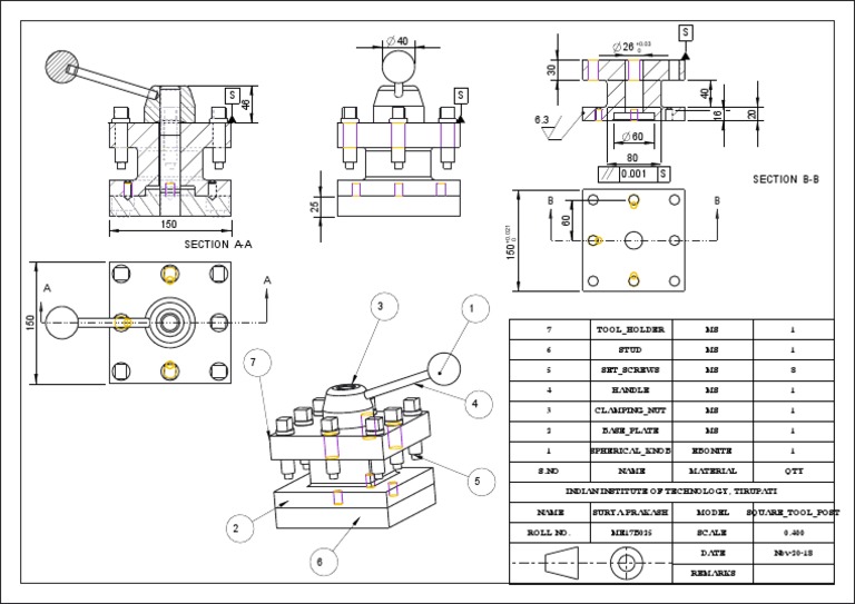 Square Tool Post | PDF