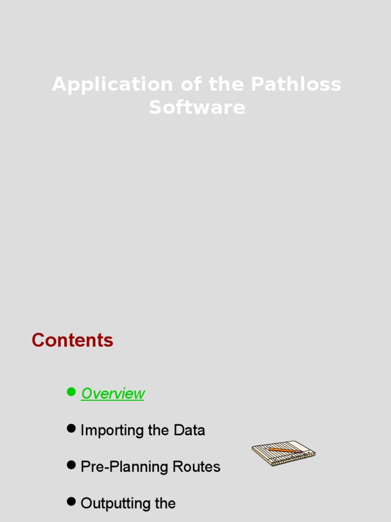 Pathloss 4 0 Manual | PDF | Portable Document Format | Geomatics