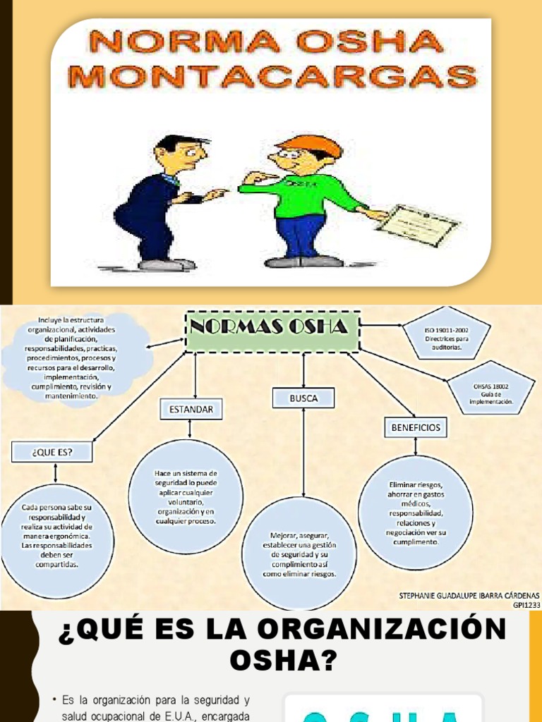 Normas Osha Montacargaç | PDF | Máquina elevadora | Administración de ...