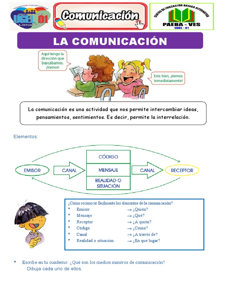 La Comunicación y Sus Elementos | PDF
