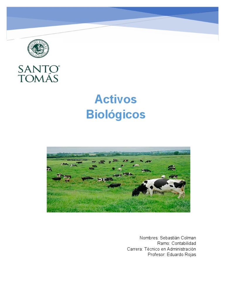 Activos Biológicos: Definición y Valoración | PDF | Agricultura ...