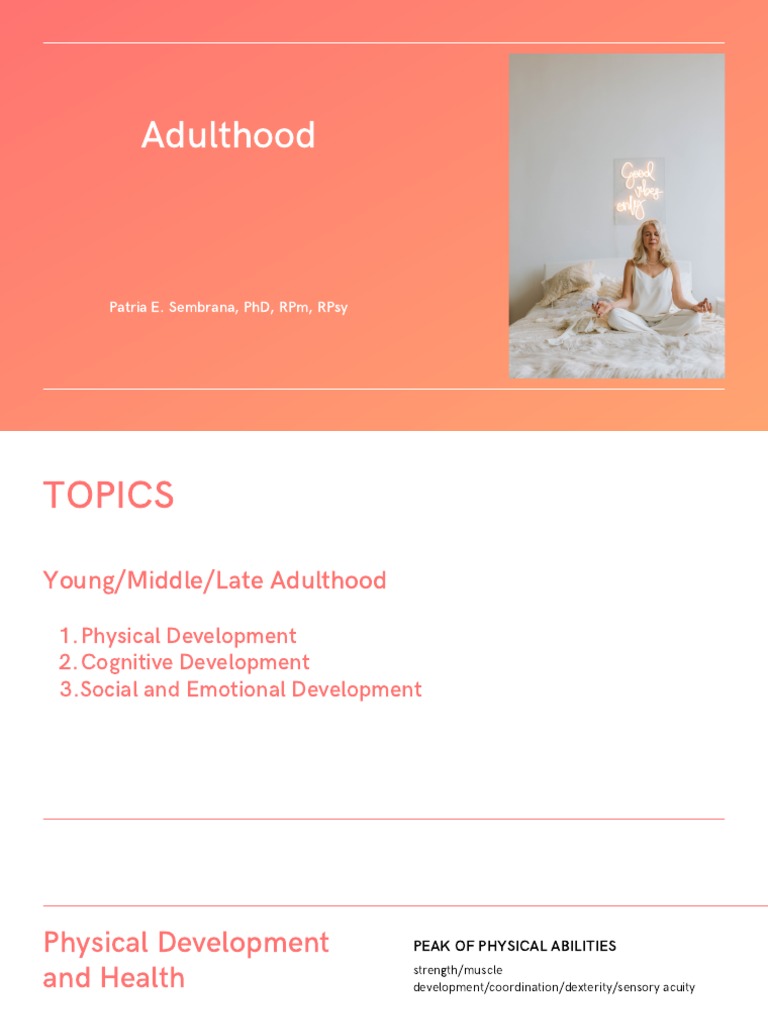 Adulthood | PDF